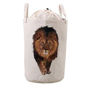 lifecustomize large laundry hamper basket lion clothing storage bins boxes toy organizer foldable waterproof nursery hamper with handles