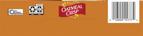 Oatmeal Crisp Heart Healthy Cereal, High Fiber Cereal Made with Whole Grain, 19.7 oz