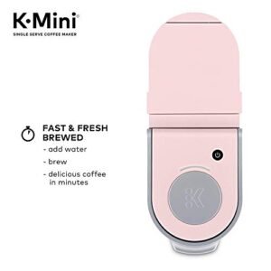 Keurig K-Mini Single Serve K-Cup Pod Coffee Maker, Dusty Rose, 6 to 12 oz. Brew Sizes