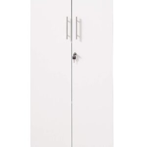 MMT Furniture Designs Ltd Office Storage Cabinet, 55cm x 35cm x 125cm, White