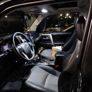 AUTOGINE Super Bright 6000K White LED Interior Light Kit Package for 2016 2017 2018 2019 2020 2021 2022 Toyota Tacoma + Install Tool