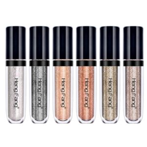 lucoss liquid eyeshadow,liquid glitter eyeshadow shimmer metallic eyeshadow liquid long lasting effect waterproof shiny eyeshadow pencil eye makeup