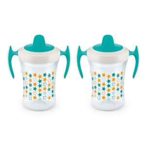 nuk evolution soft spout learner cup, 8 oz, 2-pack, âââ€š¬Ã…â€œcolors may varyâââ€š¬