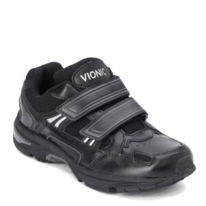 Vionic Tabi Women's Orthotic Walking Shoe - Strap Black Leather - 10.5 Medium