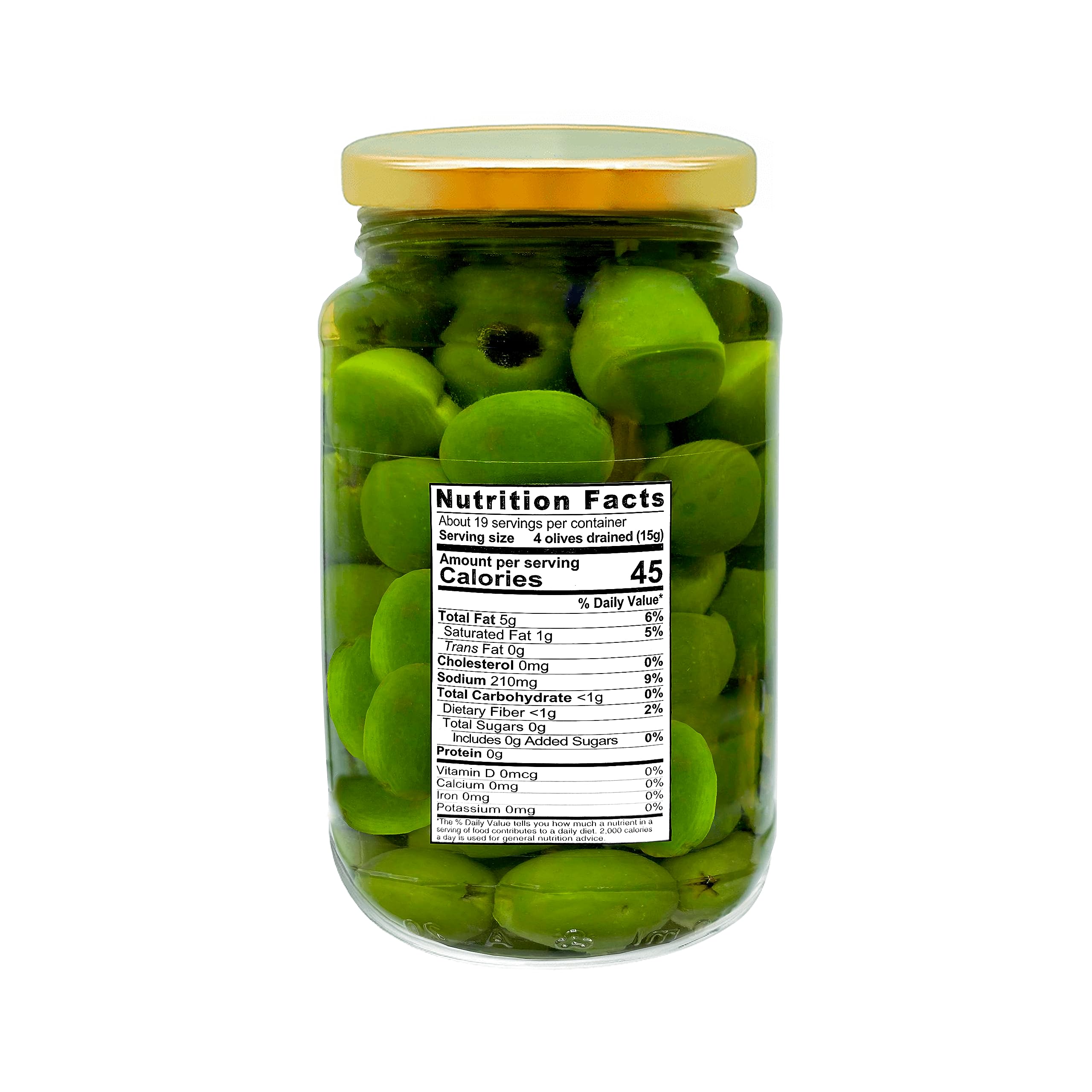 Sanniti Pitted Castelvetrano Olives - 19 Ounce Jar