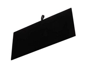 dbm imports black velvet tray insert counter flat pad jewelry display 14'' x 7-1/2''