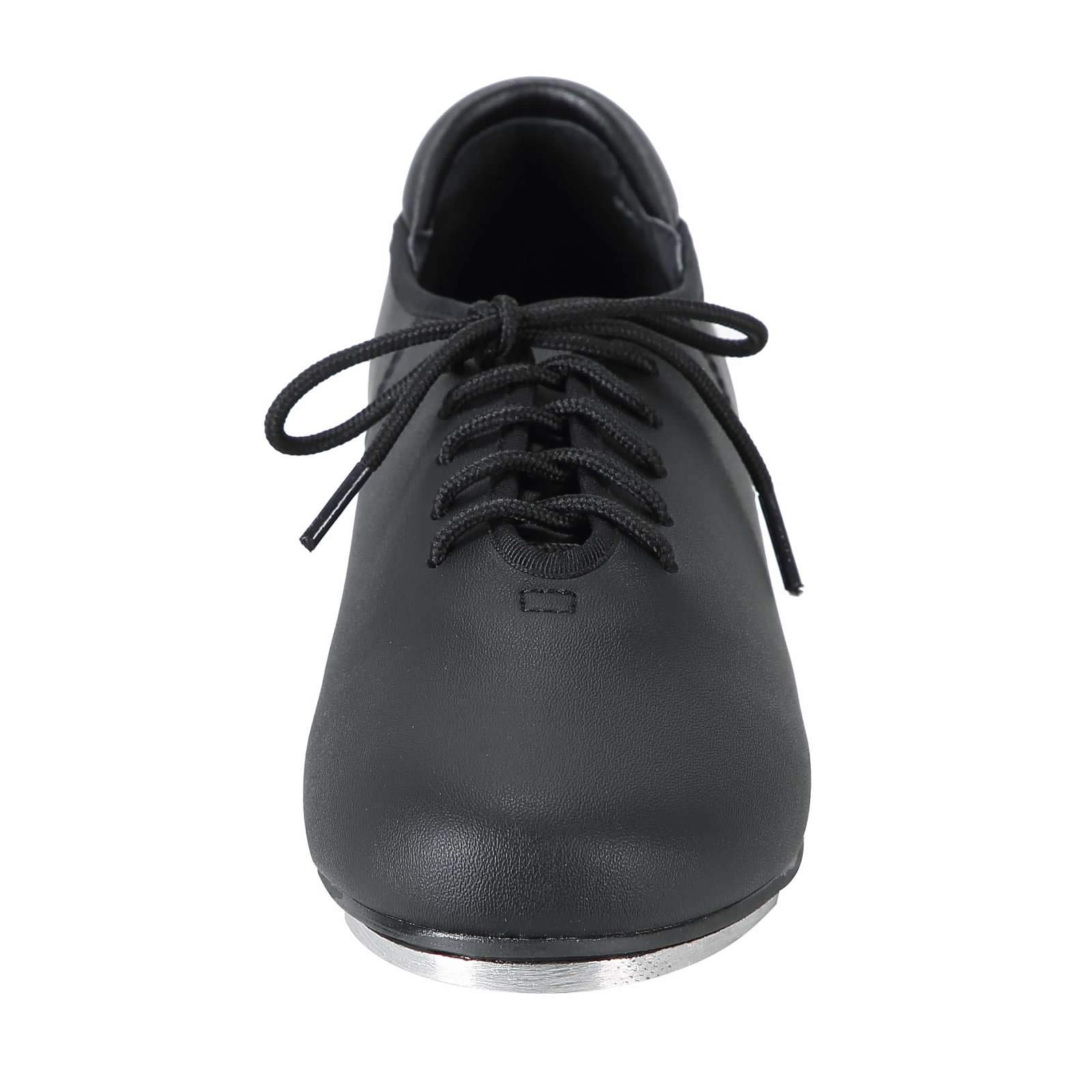 Linodes PU Leather Lace Up Tap Shoe Dance Shoes for Women and Men's Dance Shoes-Black-8M