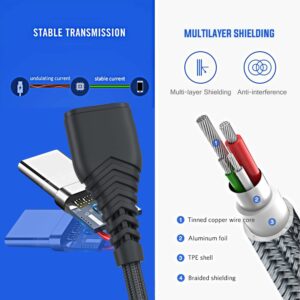 USB C Charger Cable 1ft 3ft 6ft 10ft Cord for Moto G Stylus 5G/G Power 2023 2021 2022 2020/G Pure,G7,Edge,G Fast/G Play,G100,Z4 Z3 G6/G6+,Motorola One 5G Ace/Edge 30 Fusion,3A Charge Charging Wire