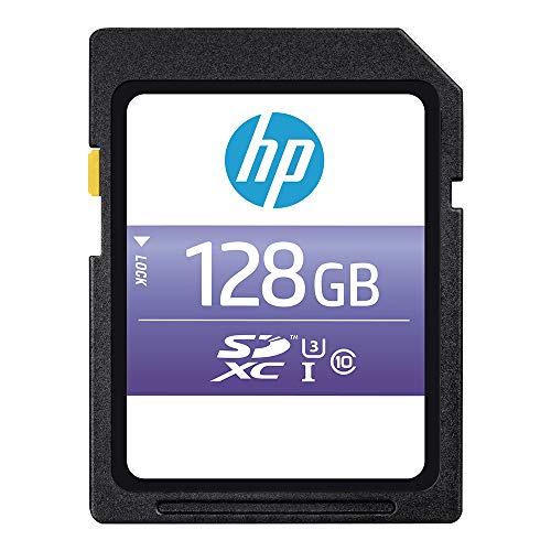 HP 128GB sx330 Class 10 U3 SDXC Flash Memory Card - 95MB/s, Class 10, U3, 4K UHD, Full HD, UHS-I, Full Size SD