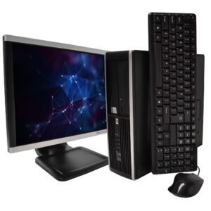 hp elite 8100 desktop computer - intel core i5 3.2ghz processor, 8gb ram, 1tb hard drive, 20 inch lcd monitor, dvd, new usb keyboard, mouse & wifi adapter, windows 10 professional (renewed)