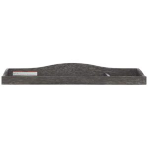 evolur signature amsterdam changing-tray in smokey brushed grey