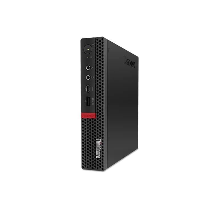 Lenovo ThinkCentre M720q Tiny Micro Tower Desktop, Intel Core i5-8500T, 8GB RAM, 256GB SSD, Windows 10 Pro (Renewed)