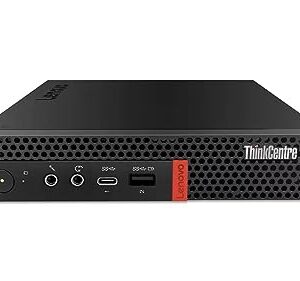 Lenovo ThinkCentre M720q Tiny Micro Tower Desktop, Intel Core i5-8500T, 8GB RAM, 256GB SSD, Windows 10 Pro (Renewed)