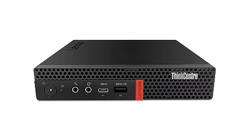 Lenovo ThinkCentre M720q Tiny Micro Tower Desktop, Intel Core i5-8500T, 8GB RAM, 256GB SSD, Windows 10 Pro (Renewed)