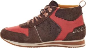 teva new women's highside '84 mid sneaker chocolate brown/tandoori spice 9