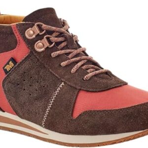 Teva New Women's Highside '84 Mid Sneaker Chocolate Brown/Tandoori Spice 9