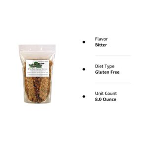 Bitter Apricot Kernels, 8 oz, 375 Raw Apricot Seeds, 100% All Natural, GMO Free, Pesticide Free, Gluten Free, Vegan