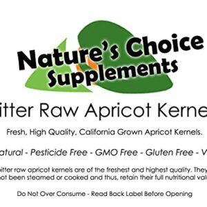 Bitter Apricot Kernels, 8 oz, 375 Raw Apricot Seeds, 100% All Natural, GMO Free, Pesticide Free, Gluten Free, Vegan