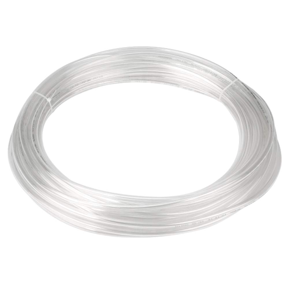 Quickun Pneumatic Tubing 4mm x 2.5mm PU Polyurethane Tube Air Hose Line for Air Compressor Fitting or Fluid Transfer (Clear 32.8ft/10Meters)