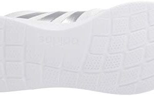 adidas womens Puremotion Wide Shoes, White/Silver Metallic, 11 W US