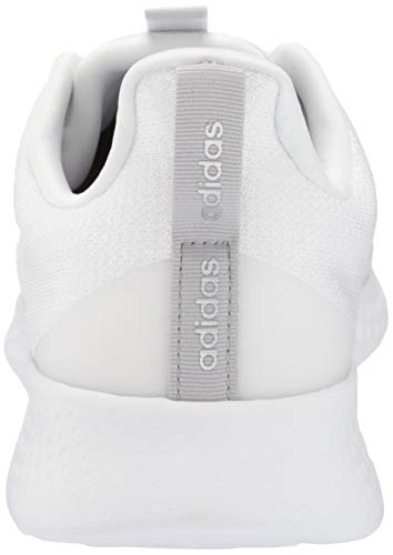 adidas womens Puremotion Wide Shoes, White/Silver Metallic, 11 W US