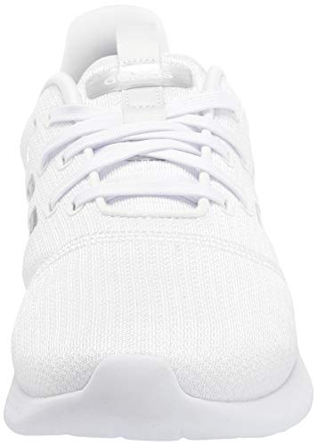 adidas womens Puremotion Wide Shoes, White/Silver Metallic, 11 W US