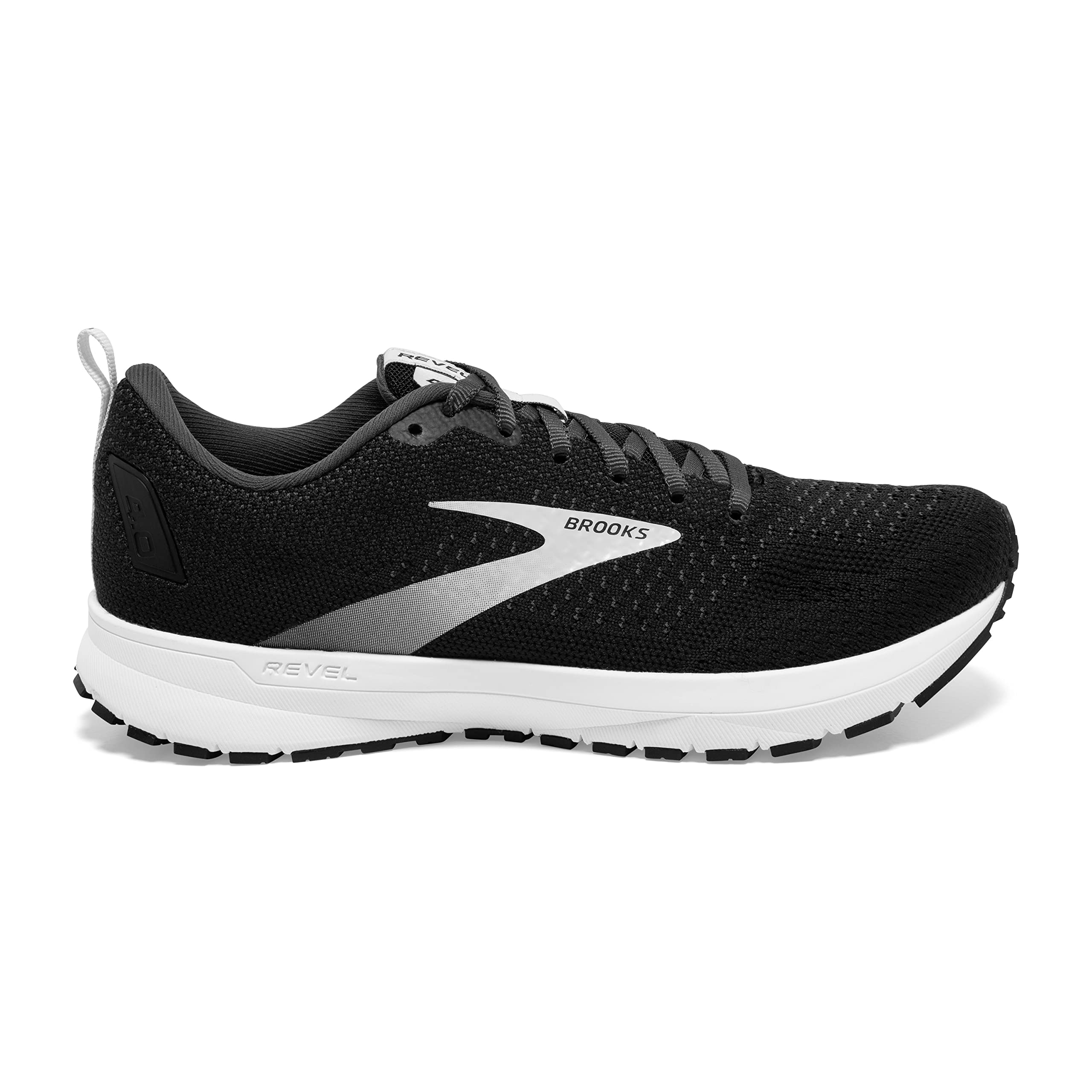 Brooks Women's Revel 4 Running Shoe - Black/Oyster/Silver - 11