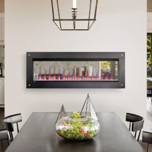 Napoleon Clearion 50 inch Wall Mount Electric Fireplace - Black, NEFBD50HE