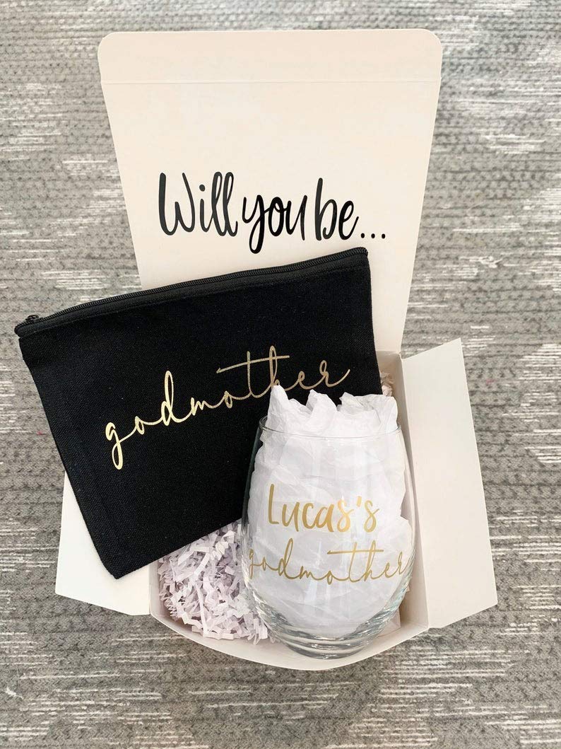 Godmother Gift, Godmother Proposal Gift, Will you be my Godmother, Godmother Box, Godmother Gift Box, Personalized Godmother Gift