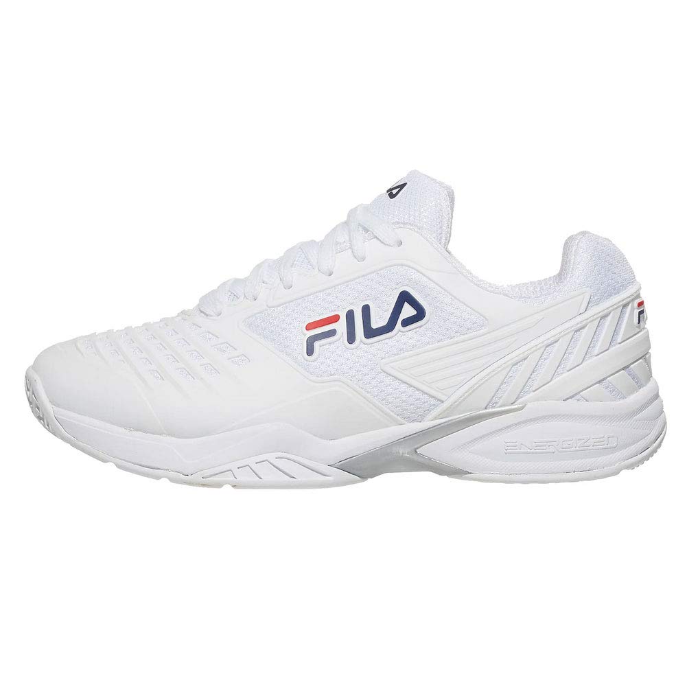 FILA Women's AXILUS 2 Energized Sneaker, White/White Navy, 8