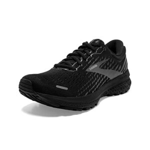 brooks women's ghost 13 running shoe - black/black - 9 narrow