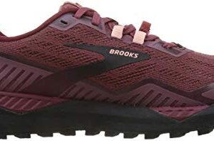 Brooks Women's Cascadia 15 Trail Running Shoe - Nocturne/Zinfandel/Black - 10 Medium