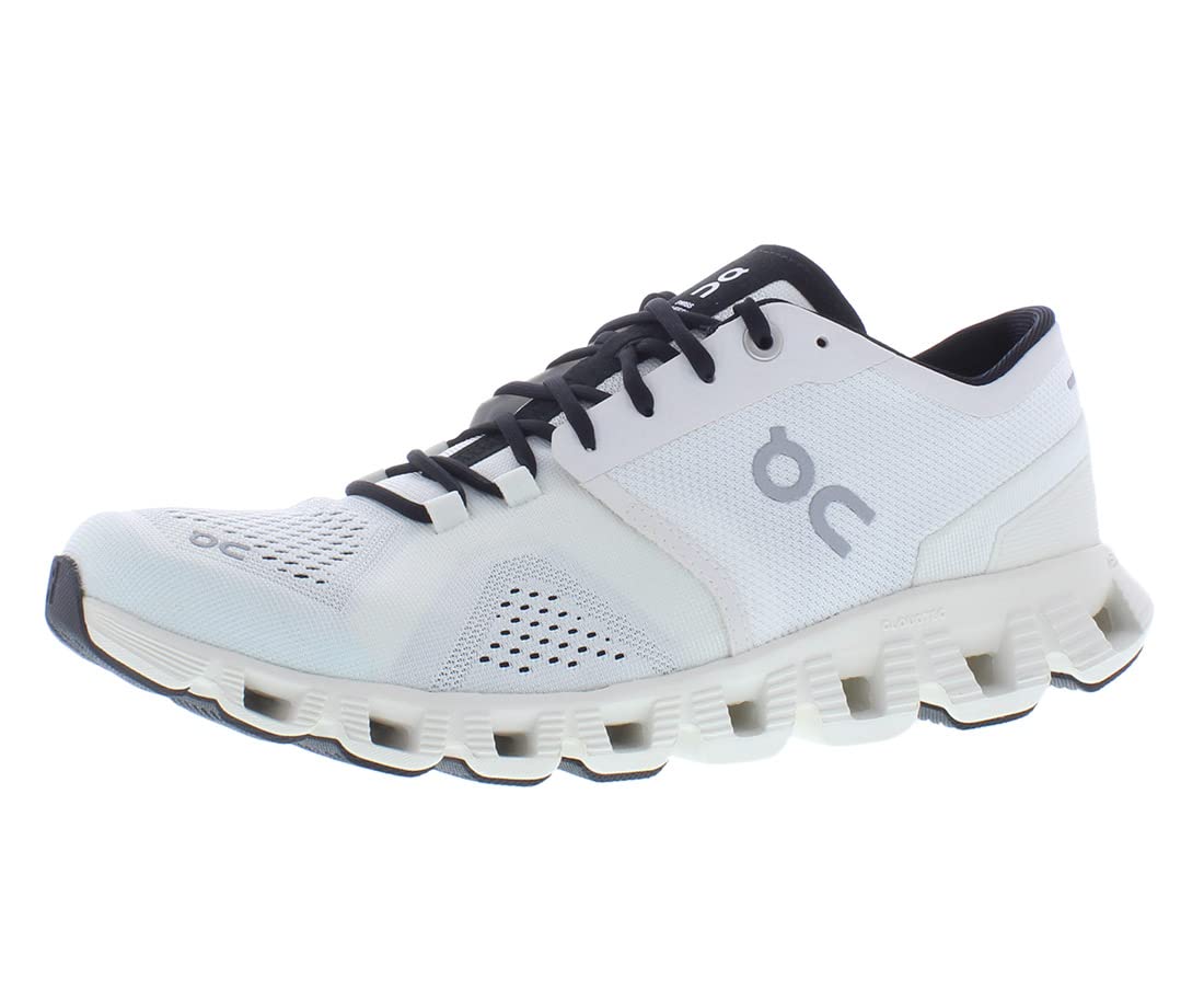 On Women's Cloud X Sneakers, White/Black, 8 Medium US