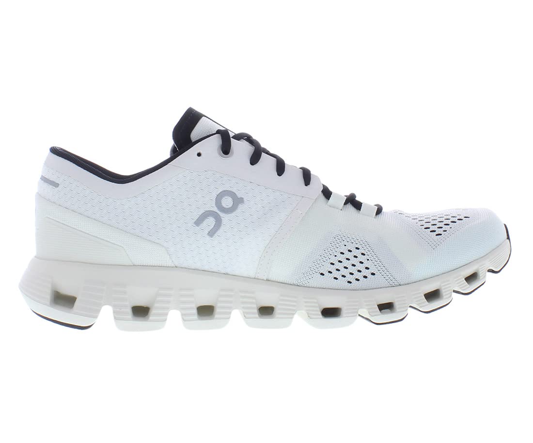 On Women's Cloud X Sneakers, White/Black, 8 Medium US