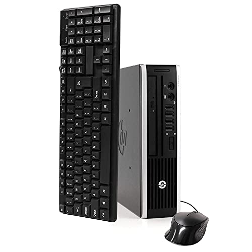 HP Elite 8300 Ultra Small Desktop PC, Intel Quad Core i5 Processor, 16GB RAM, 1TB Solid State Drive, Windows 10 Pro, DVD, Keyboard, Mouse, WiFi (Renewed)