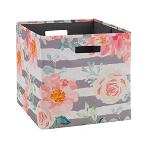 linon home decor linon dawes rose 2pk storage bin