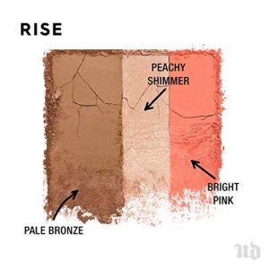 Urban Decay Stay Naked Threesome Palette, Fly - Bronzer, Highlighter & Blush Trio - Natural Satin Finish - Lasts Up To 14 Hours