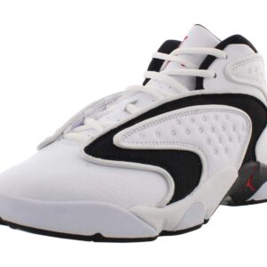 Jordan Air OG Womens Shoes Size 8.5, Color: White/University Red/Black