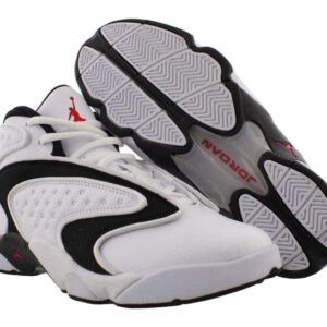 Jordan Air OG Womens Shoes Size 8.5, Color: White/University Red/Black