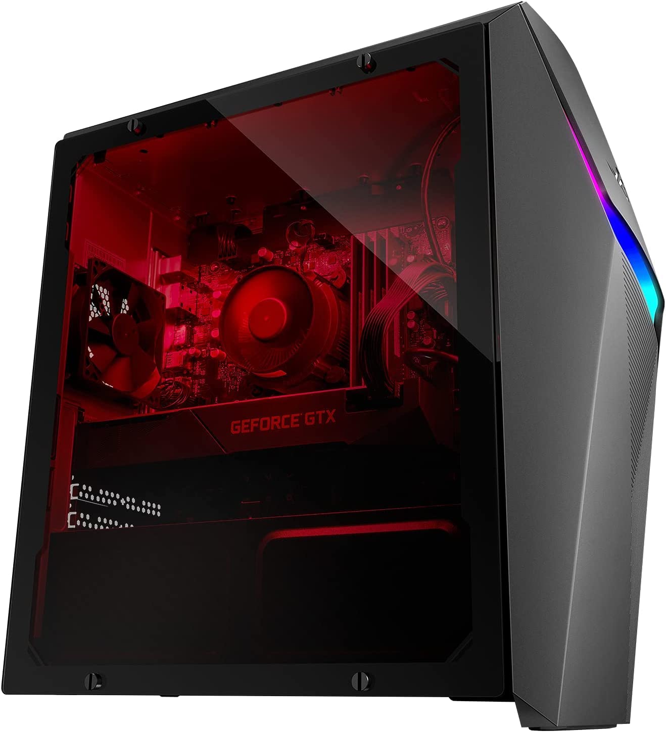 ROG Huracan G21 Compact Gaming Desktop, Unlocked Intel Core i7-9700K Processor, NVIDIA GeForce RTX 2060, 16GB 2666Mhz RAM, 512GB PCIe SSD + 1TB HDD, Wi-Fi 5, G21CX-UB763