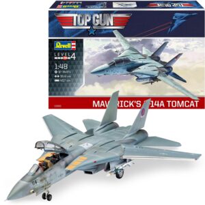 revell 03865 maverick's f-14a tomcat top gun 1:48 scale unbuilt/unpainted plastic model kit