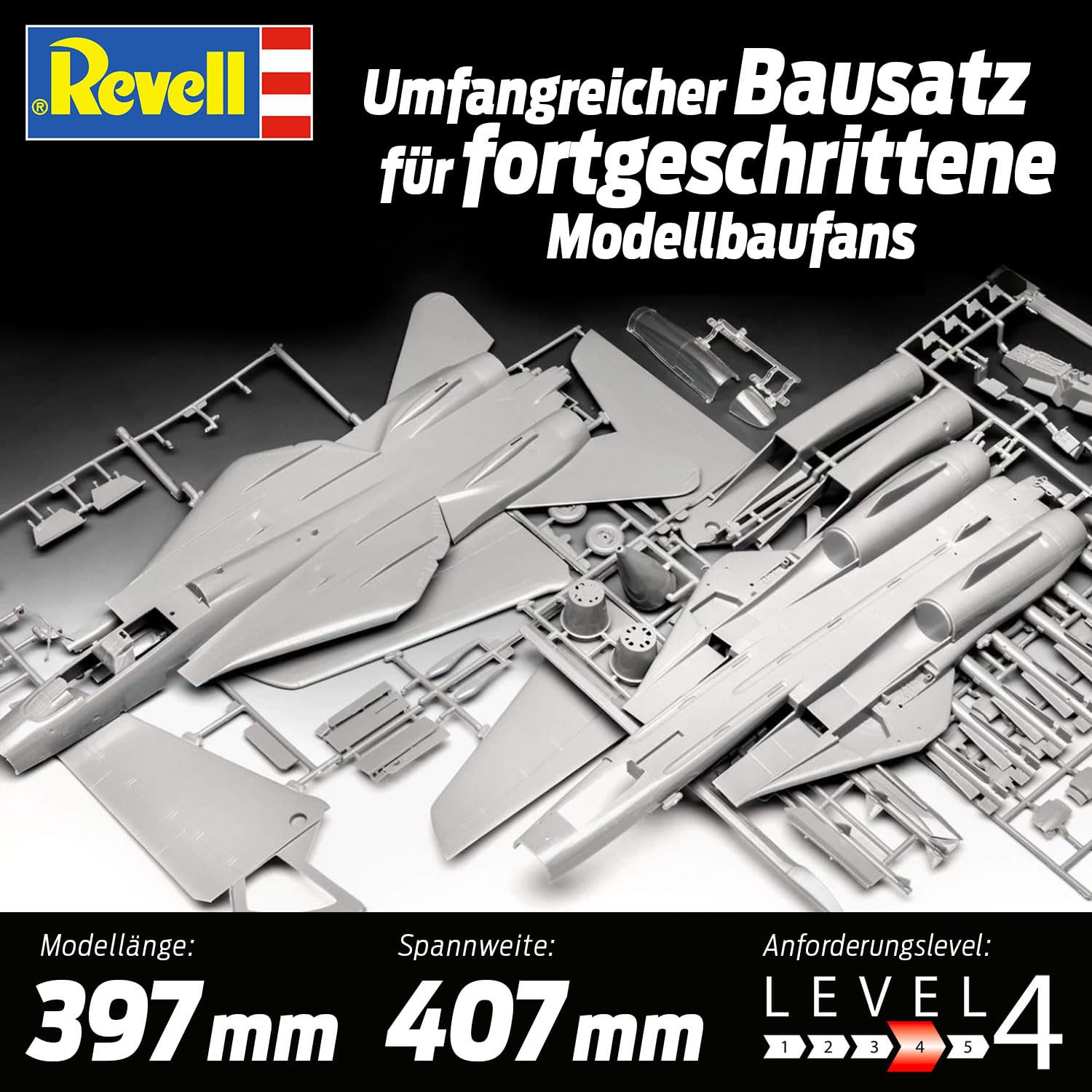 Revell 03865 Maverick's F-14A Tomcat Top Gun 1:48 Scale Unbuilt/Unpainted Plastic Model Kit