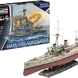 Revell 05171 HMS Dreadnought Plastic Model kit 1:350 Scale, Unpainted