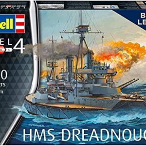 Revell 05171 HMS Dreadnought Plastic Model kit 1:350 Scale, Unpainted