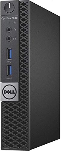 DELL OPTIPLEX 7040 6th Gen Micro Business Desktop Computer, Intel Quad Core i5 6400T up to 2.8GHz, 8G DDR4, 512G SSD, WiFi,HDMI, DP, Win 10 64-Bit Supports EN/ES/FR(CI5)(Renewed)