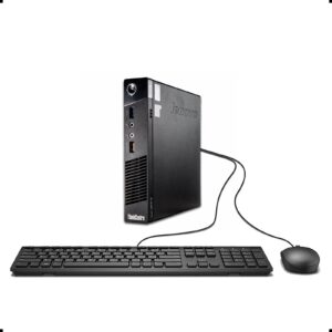 lenovo thinkcentre m93 tiny desktop, intel core i5-4670t 2.3ghz, 16gb ddr3, 256gb solid state drive, wifi, win10pro (renewed)