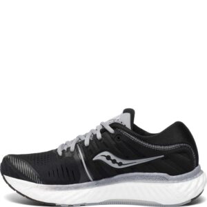 saucony women's hurricane 22, black/white, 5.5 medium