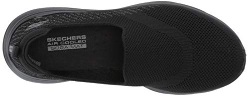 Skechers Women's Walking Sneaker, Black, 5 Wide