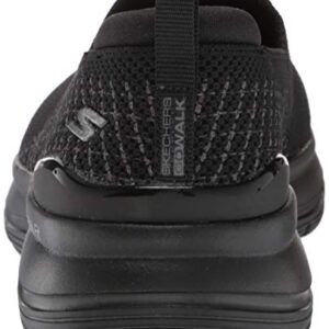 Skechers Women's Walking Sneaker, Black, 5 Wide