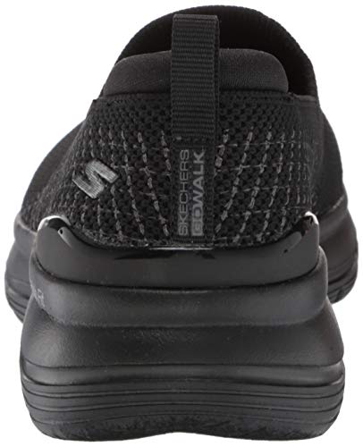 Skechers Women's Walking Sneaker, Black, 5 Wide